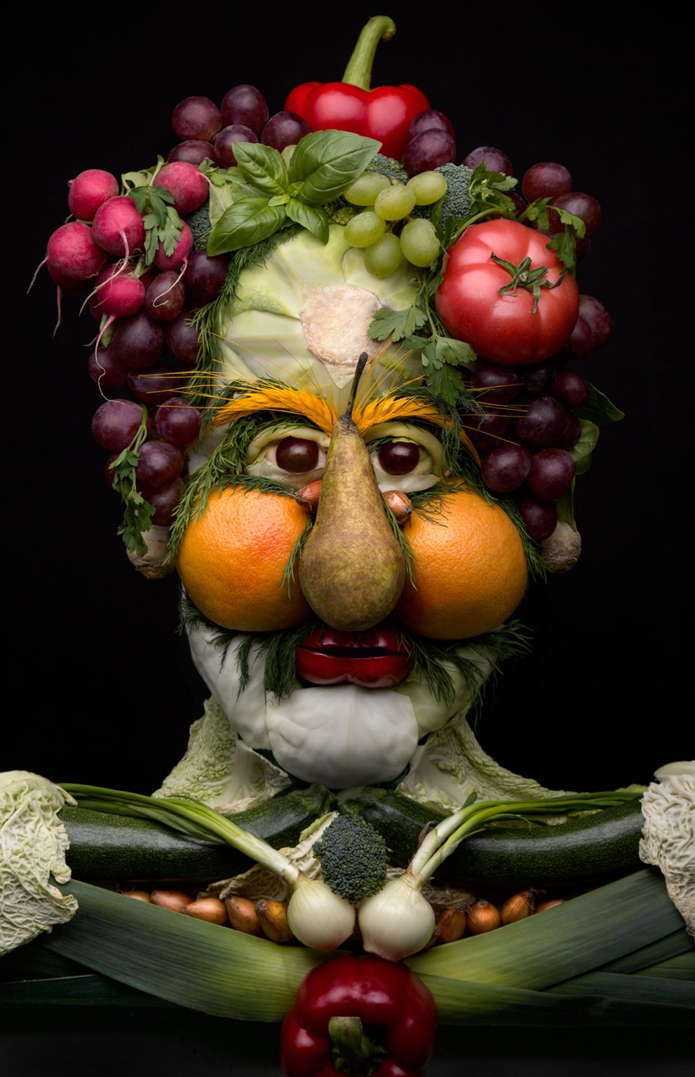 Des portraits avec des fruits et des légumes par Anna Tokarska - 2Tout2Rien