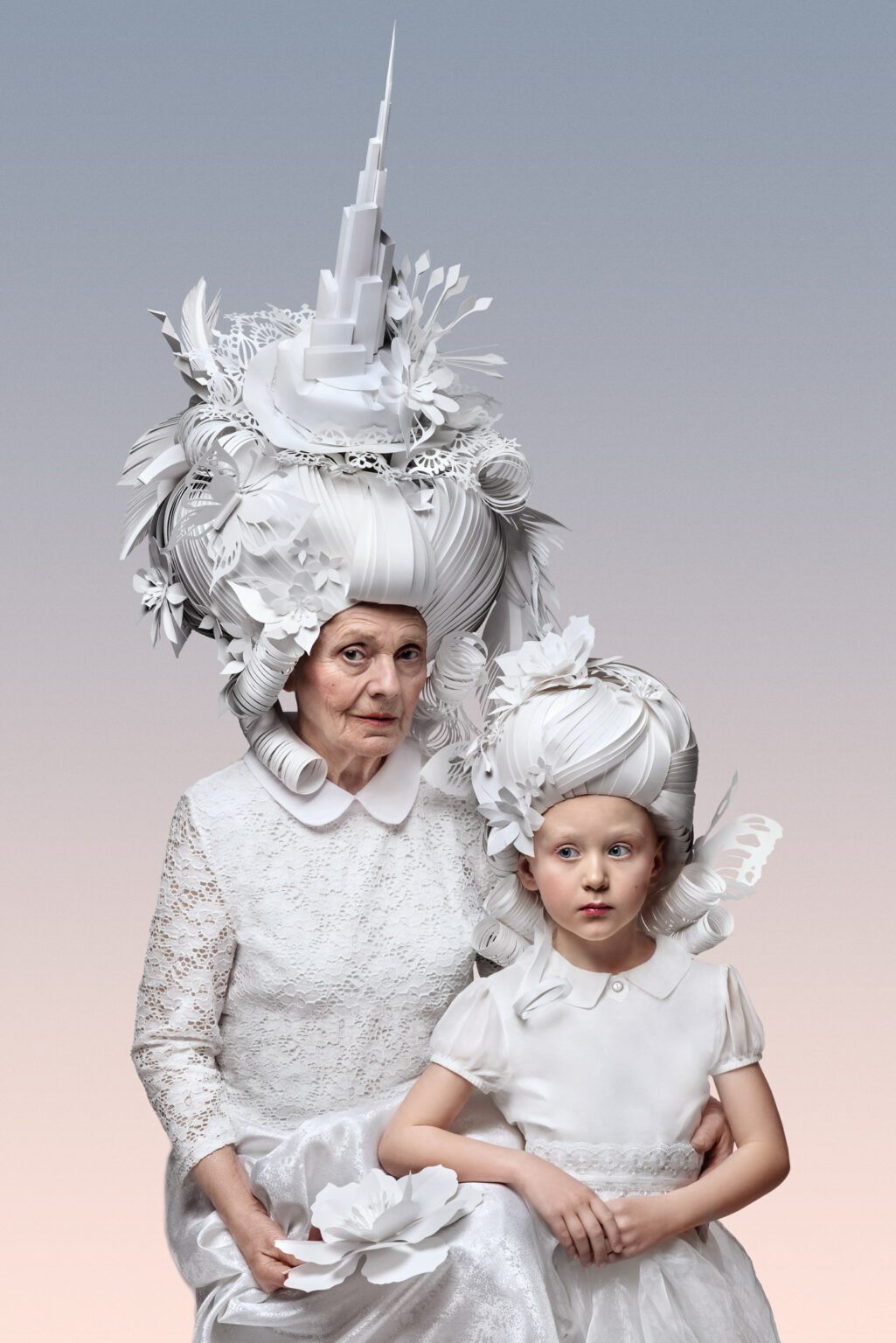 Les fantastiques perruques de papier de Asya Kozina et Dmitriy Kozin ...