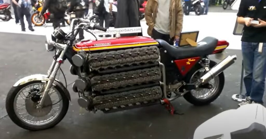 la Whitelock Tinker Toy, une extravagante moto de 48 cylindres - 2Tout2Rien
