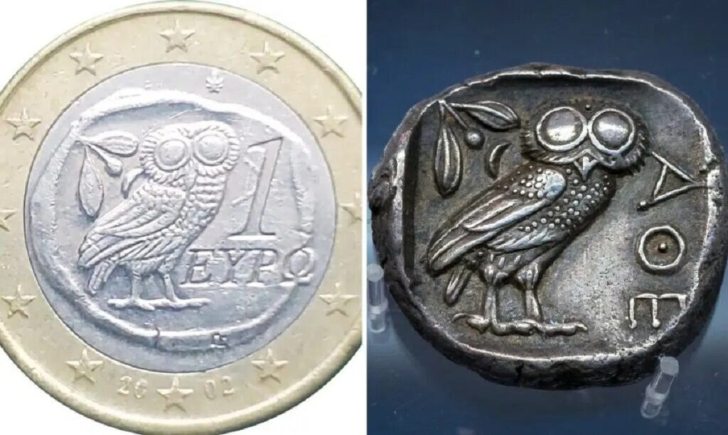 La pièce de 1 euro grecque a le même dessin de chouette que les pièces ...