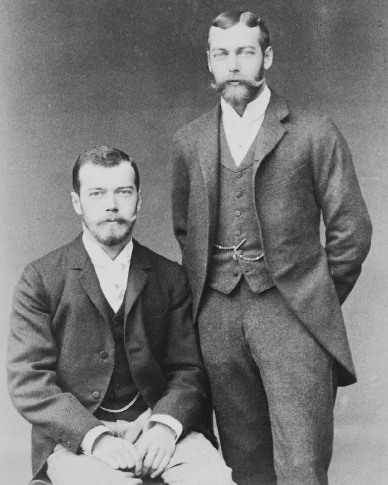 George V et Nicolas II : cousins, sosies et tragédies impériales ...